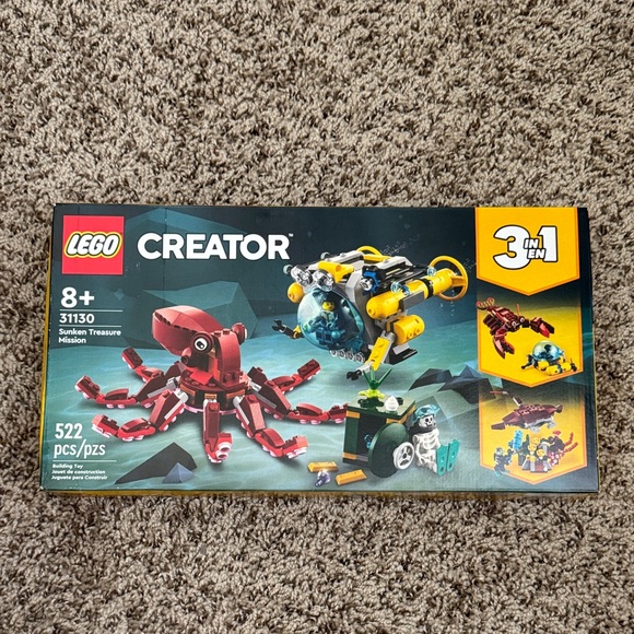 Lego | Toys | Lego Creator 3in Underwater Adventure Set Sunken Treasure ...
